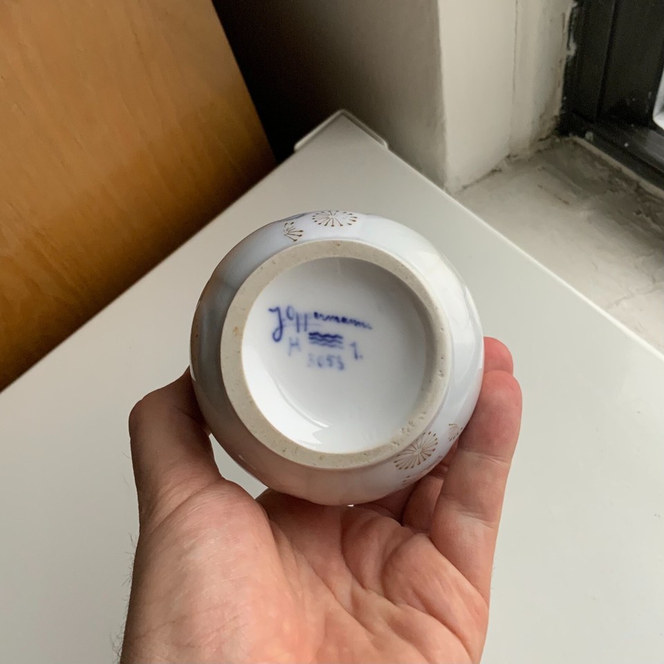 Royal Copenhagen Art Nouveau UNIQUE Vase J. Oppermann January 1892 ...