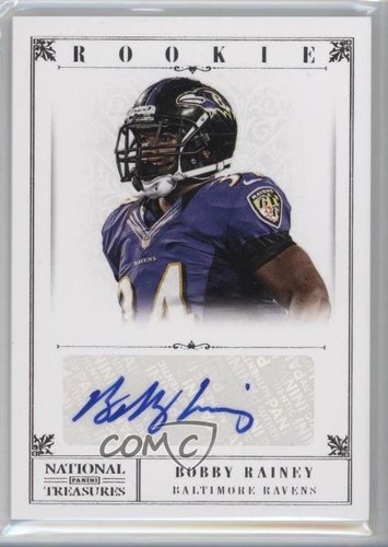 2012 Panini National Treasures Rookie /99 Bobby Rainey #208 Rookie Auto ...