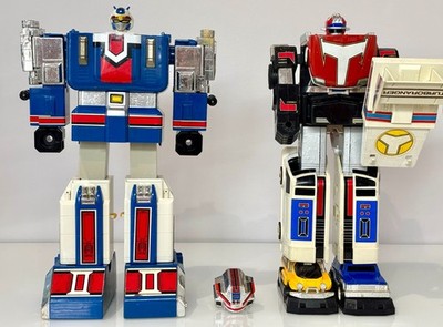 Vintage Bandai 1989 Kousoku Sentai Turboranger DX Turbo Robo and Rugger ...