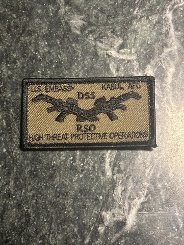 Kabul Afghanistan US Embassy High Threat Protective Detail DSS RSO ...