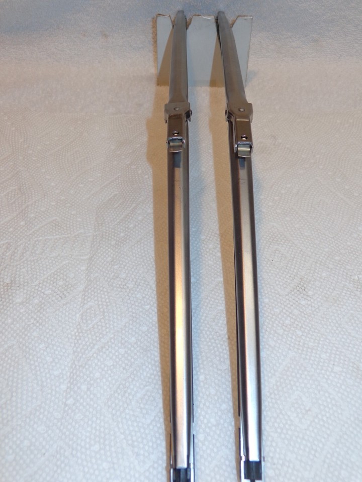 (2) ..‘NOS’.. Trico PR-15-2W .. Wiper Blade Holders ..1970’s .. Satin ...