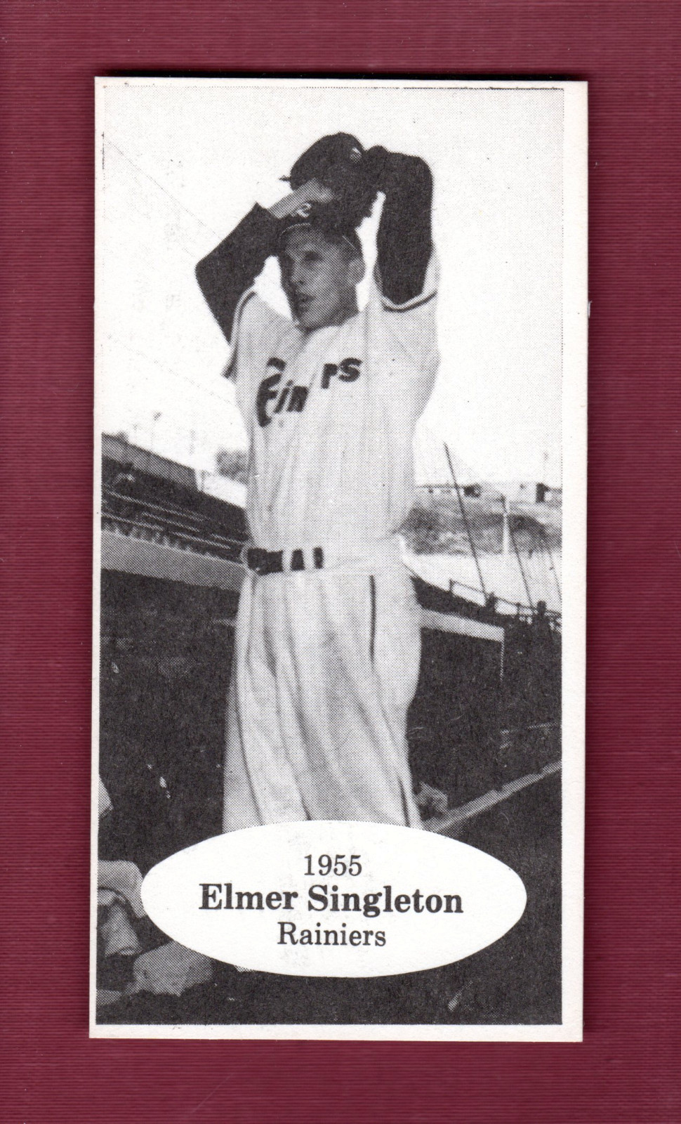 1950s PCL: ELMER SINGLETON, 1955 Seattle Rainiers 1975 TCMA Pacific ...