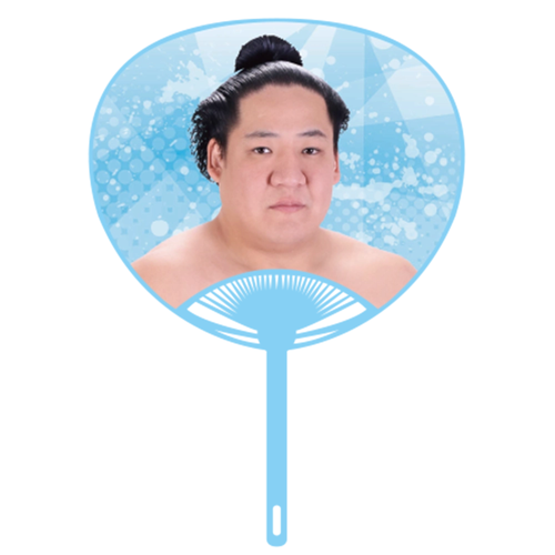 Sumo Wrestler TAMASHOHO Version 2 Cheering Uchiwa Fan Hand Held 13.5×9 ...