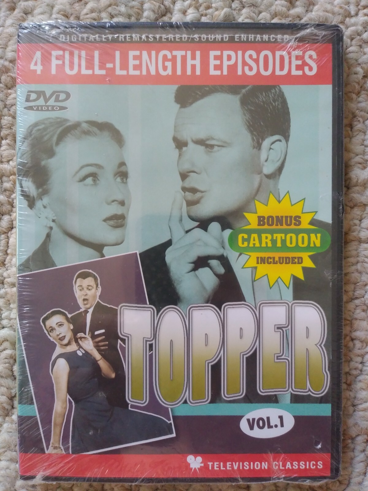 "Topper" Vol. 1 DVD ~ 4 Full-Length Episodes ~ Slim Case ~ Bonus ...