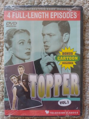 "Topper" Vol. 1 DVD ~ 4 Full-Length Episodes ~ Slim Case ~ Bonus ...