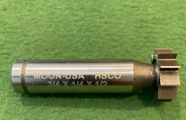 Lot of 4 MoonCutter 3/4" x 1/4" HSS 8 Teeth Staggered Tooth Keyseat ...