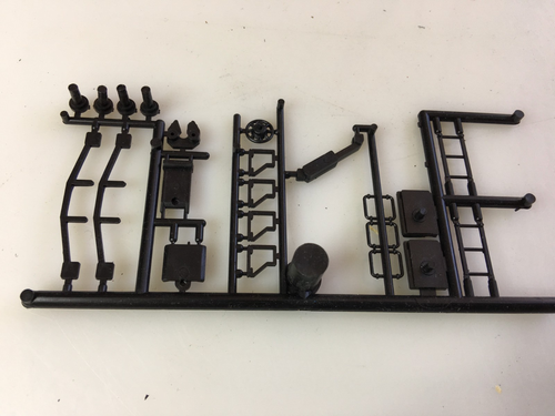 Front Range Products Parts Black Detail Steps, Ladders, Brake Wheel HO ...