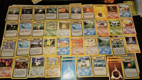Pokemon TCG Card Collection Vintage lot (Spanish, Dutch, Italian French ...