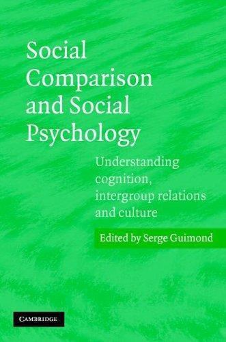 Social Comparison and Social Psychology : Understanding Cognition ...