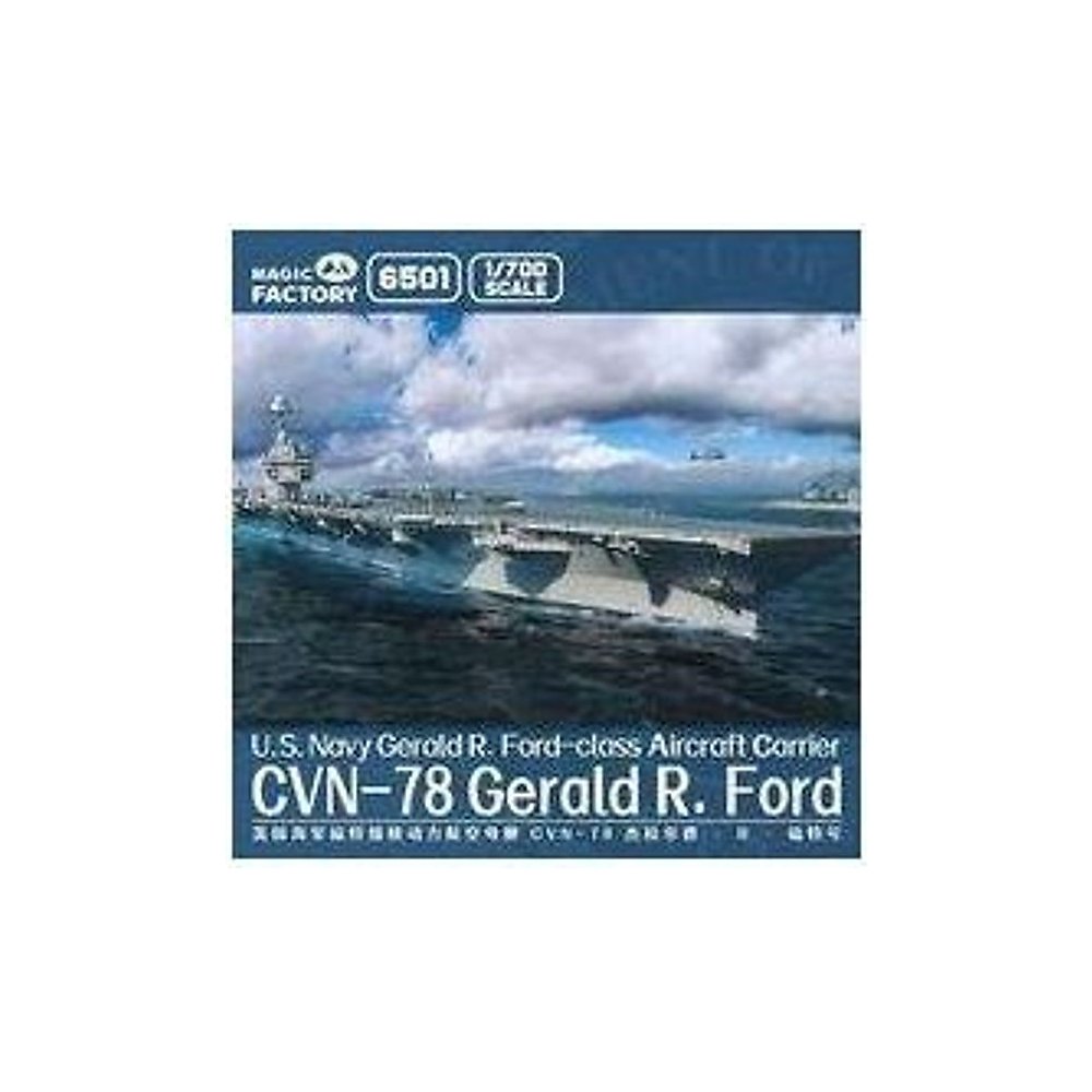 Plastic model 1 700 Gerald R. Ford class aircraft carrier CVN-78 USS ...