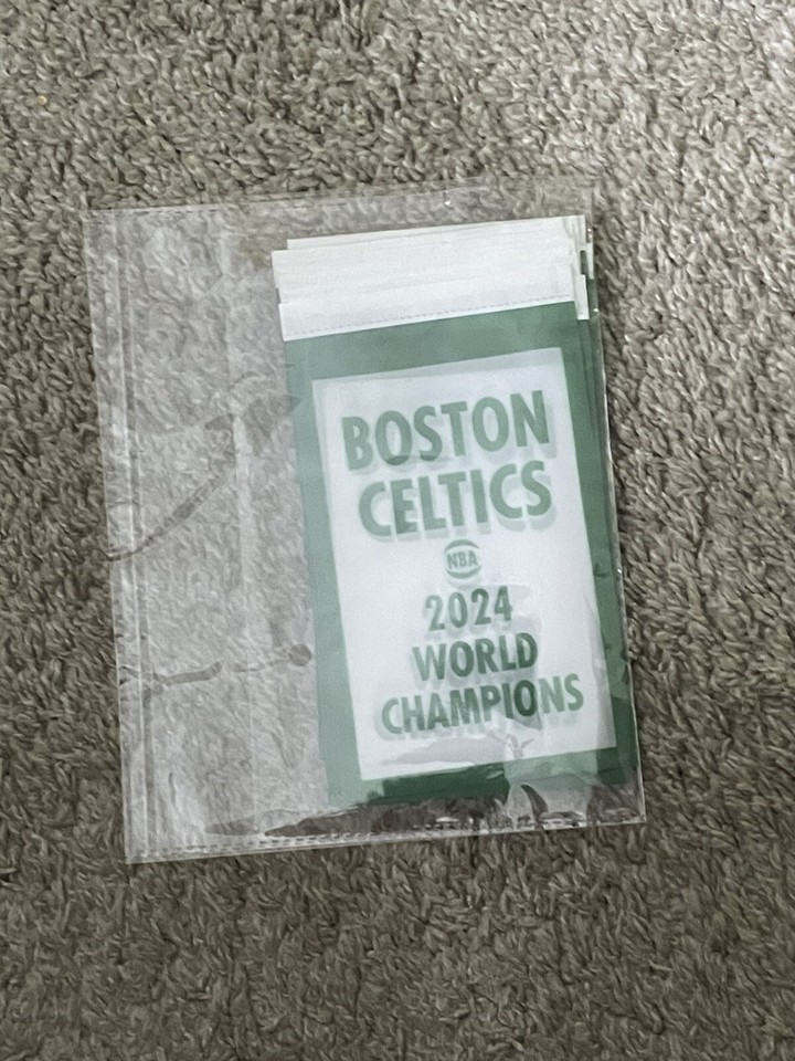 Complete Set Boston Celtics NBA Champions 18 Banners/Flags Lot 4” x 6 ...