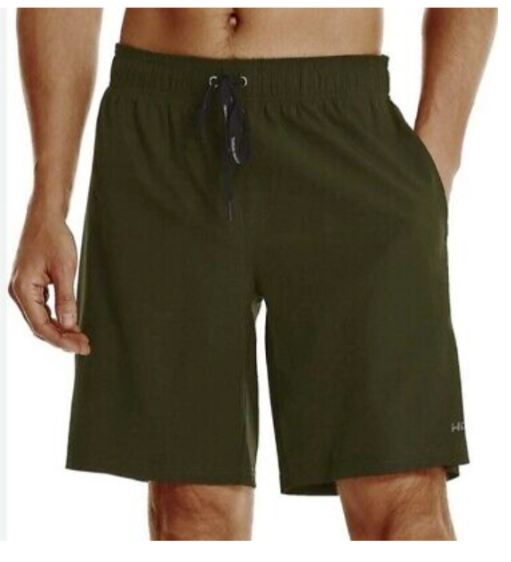 NEW Hodo Sports Mens Army Green Swim Trunks L-Large Drawstring | eBay