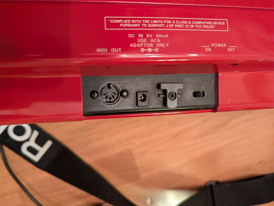 Roland AX-1 MIDI Keyboard Controller / Keytar w/Custom Hard Travel Case ...