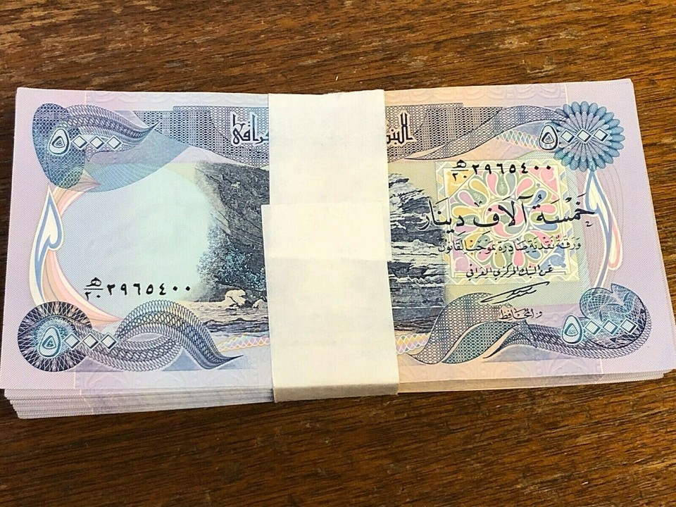 5000 IRAQI DINARS Note, Central Bank of Iraq 5,000 Dinar IQD Currency ...