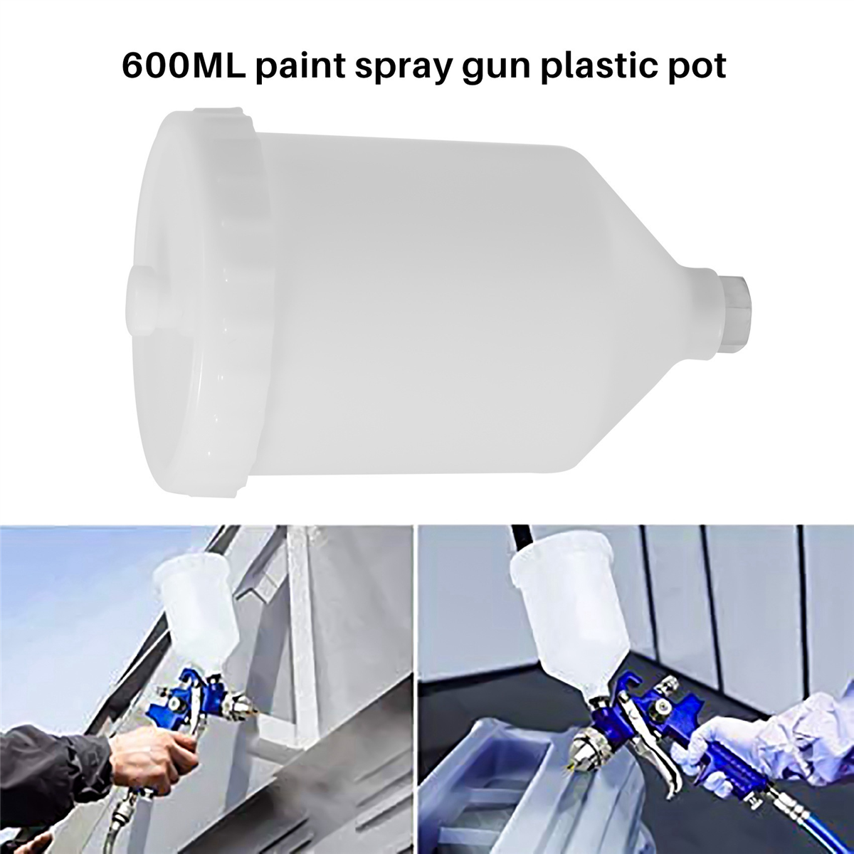 600Ml Paint Watering Can Air Spray Tool Plastic Pot Thread Connector ...