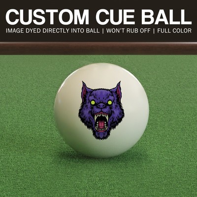 Custom Cue Ball Werewolf Head | eBay