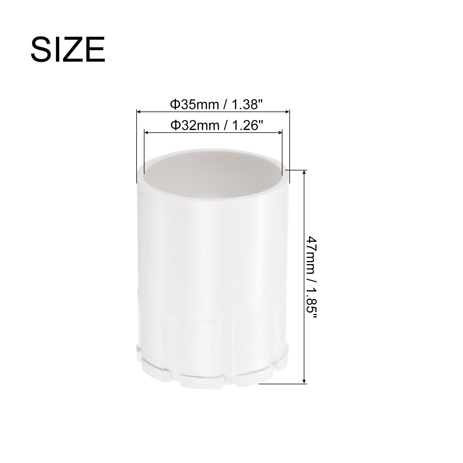 Conduit Adaptor Male PVC Lock Nut Pipe Clamps 32 mm Seal Connect Pack ...