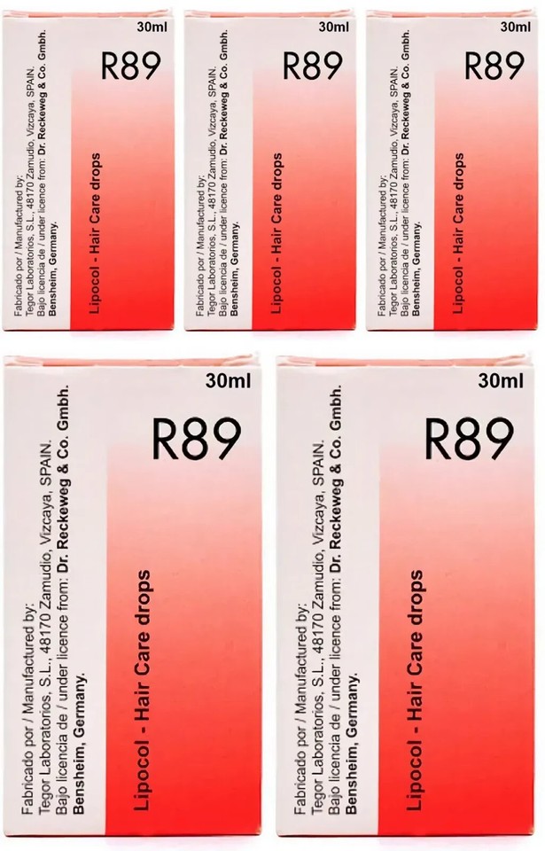 Dr Reckeweg R89 Drops 30ml Pack Made in Germany OTC Homeopathic Hair ...