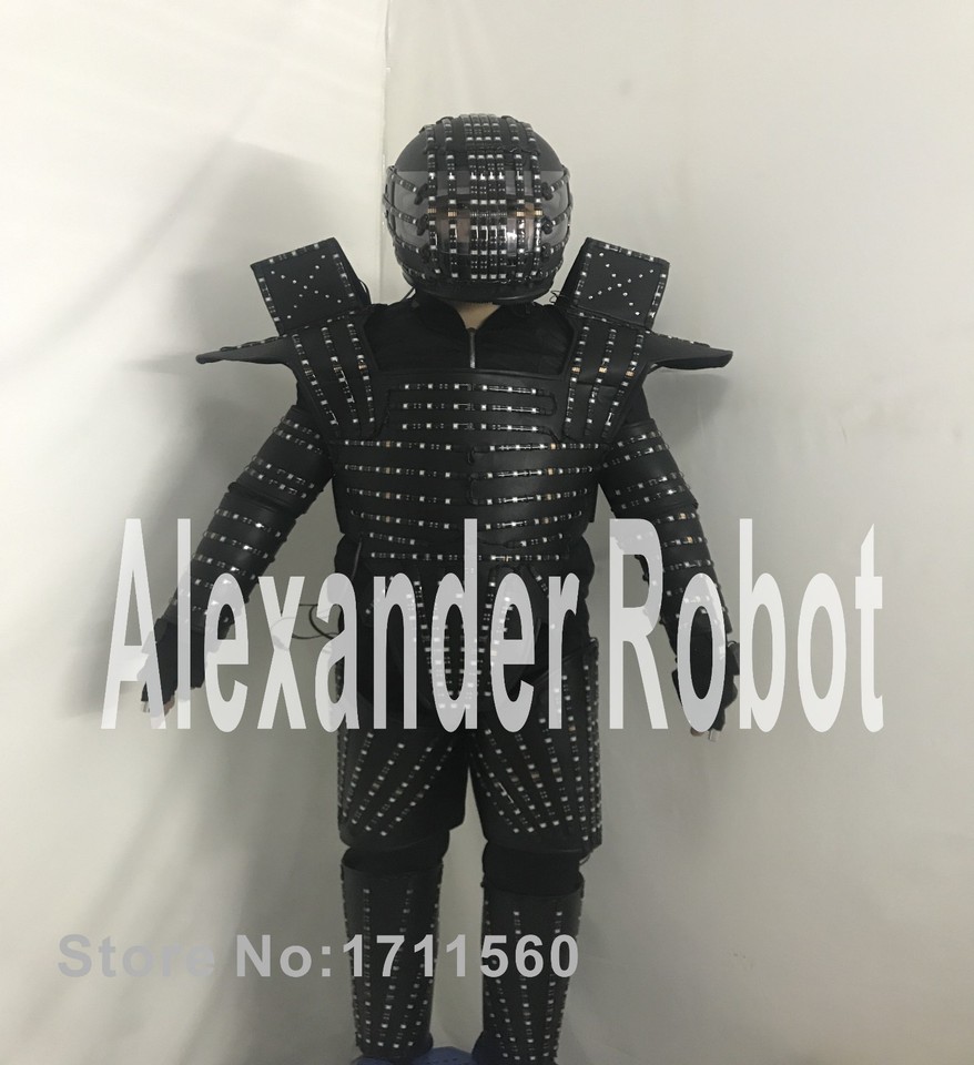 LED Robot Costume suit- Premium with Included Laser Gloves included ...