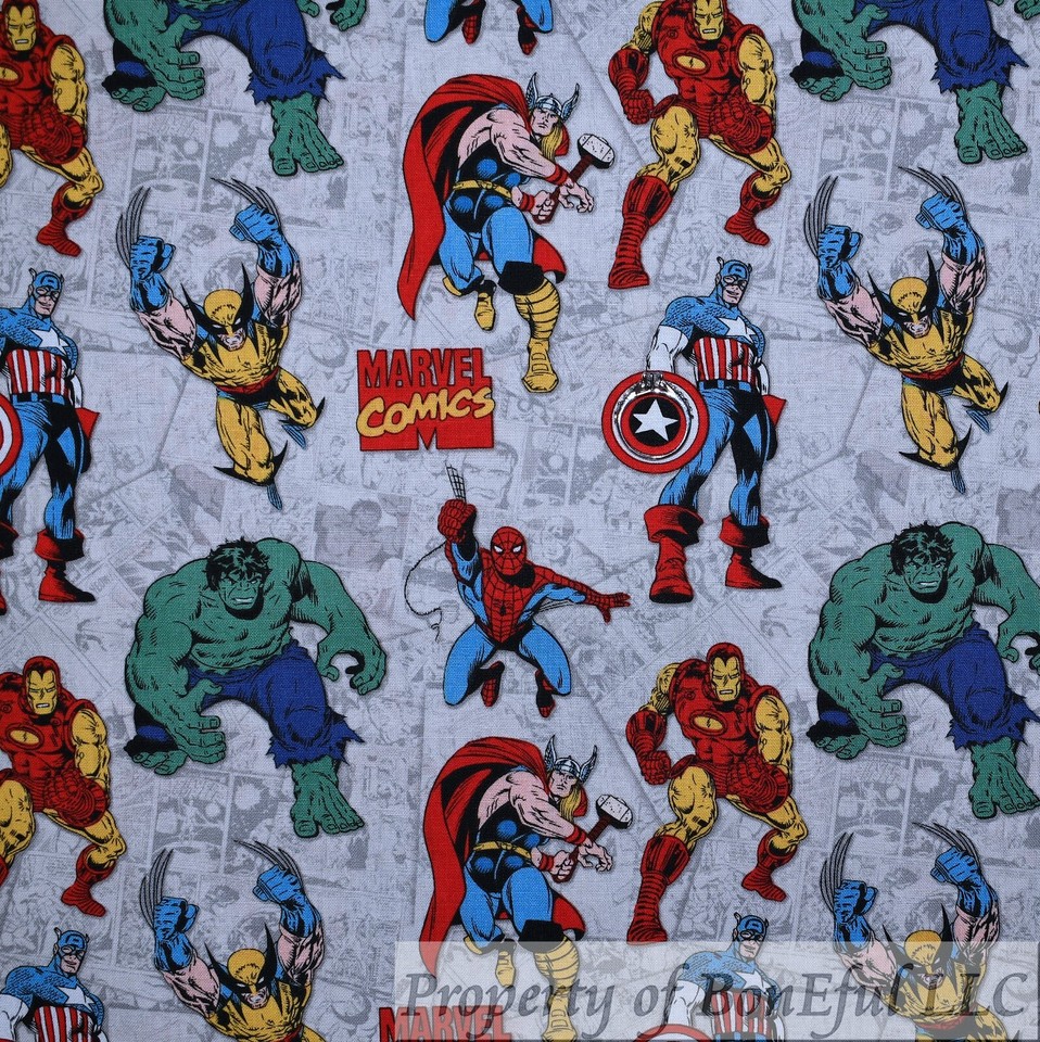 BonEful Fabric FQ Cotton Quilt Black Red Yellow Superman Logo Kid Boy ...