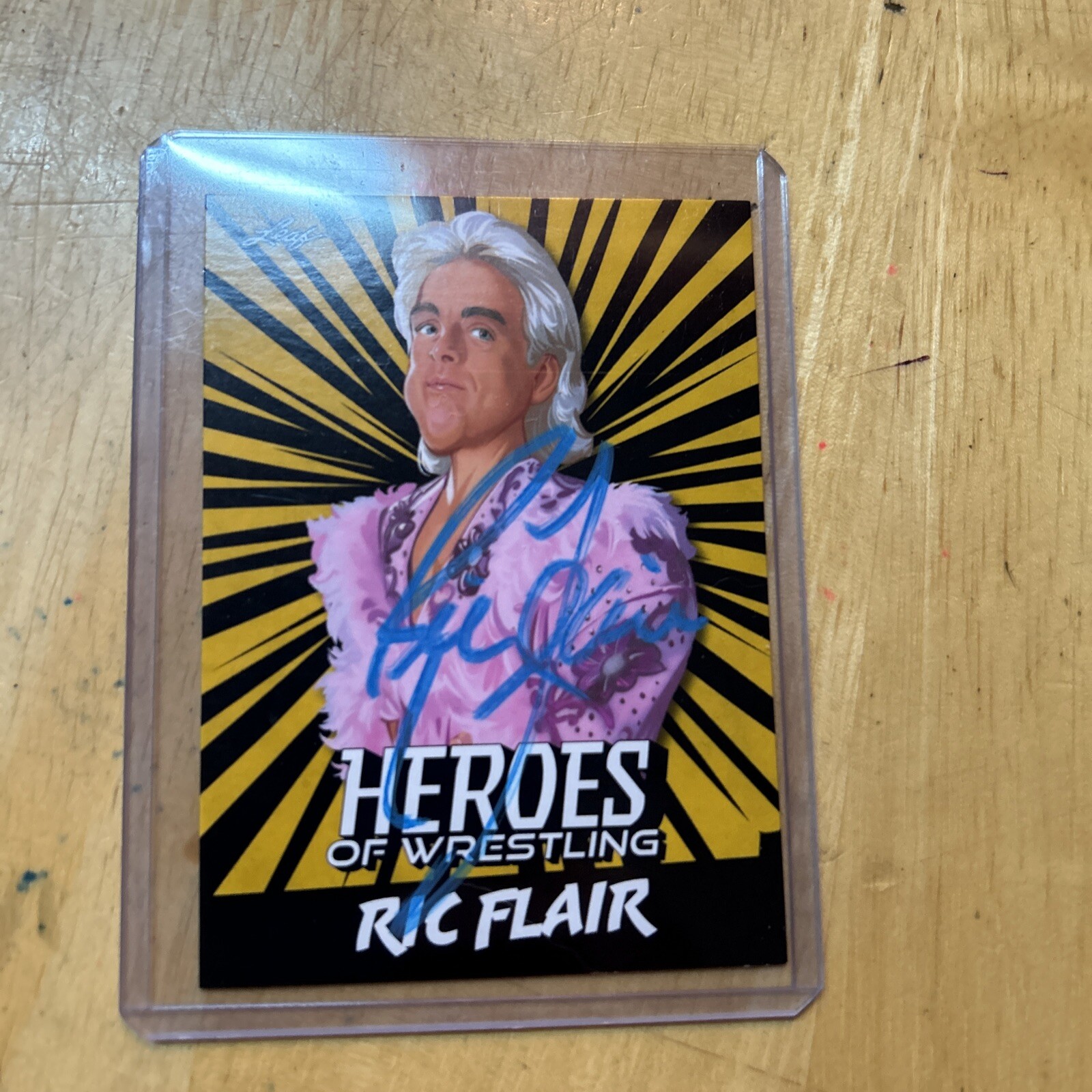 Autographed Heroes Of Wrestling Trading Card Signed By Ric Flair | eBay