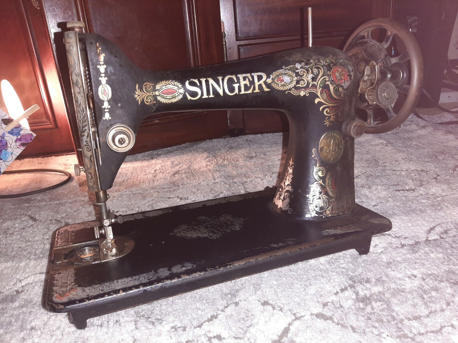 1910 VINTAGE SINGER Sewing Machine | eBay