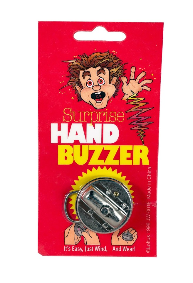 STARTER PRANK KIT - Child Beginner Hand Buzzer Whoopee Cushion Fun Joke ...