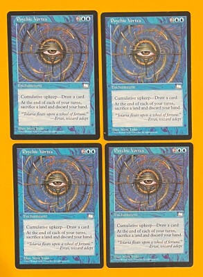MTG PSYCHIC VORTEX (x 4) Weatherlight (OldManMTG 005-489) | eBay