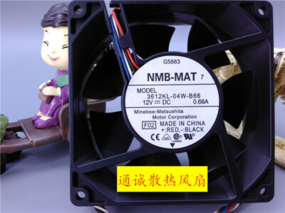 NMB-MAT 3612KL-04W-B66 12V 0.68A 9CM 9032 Dell Server Chassis Fan # | eBay