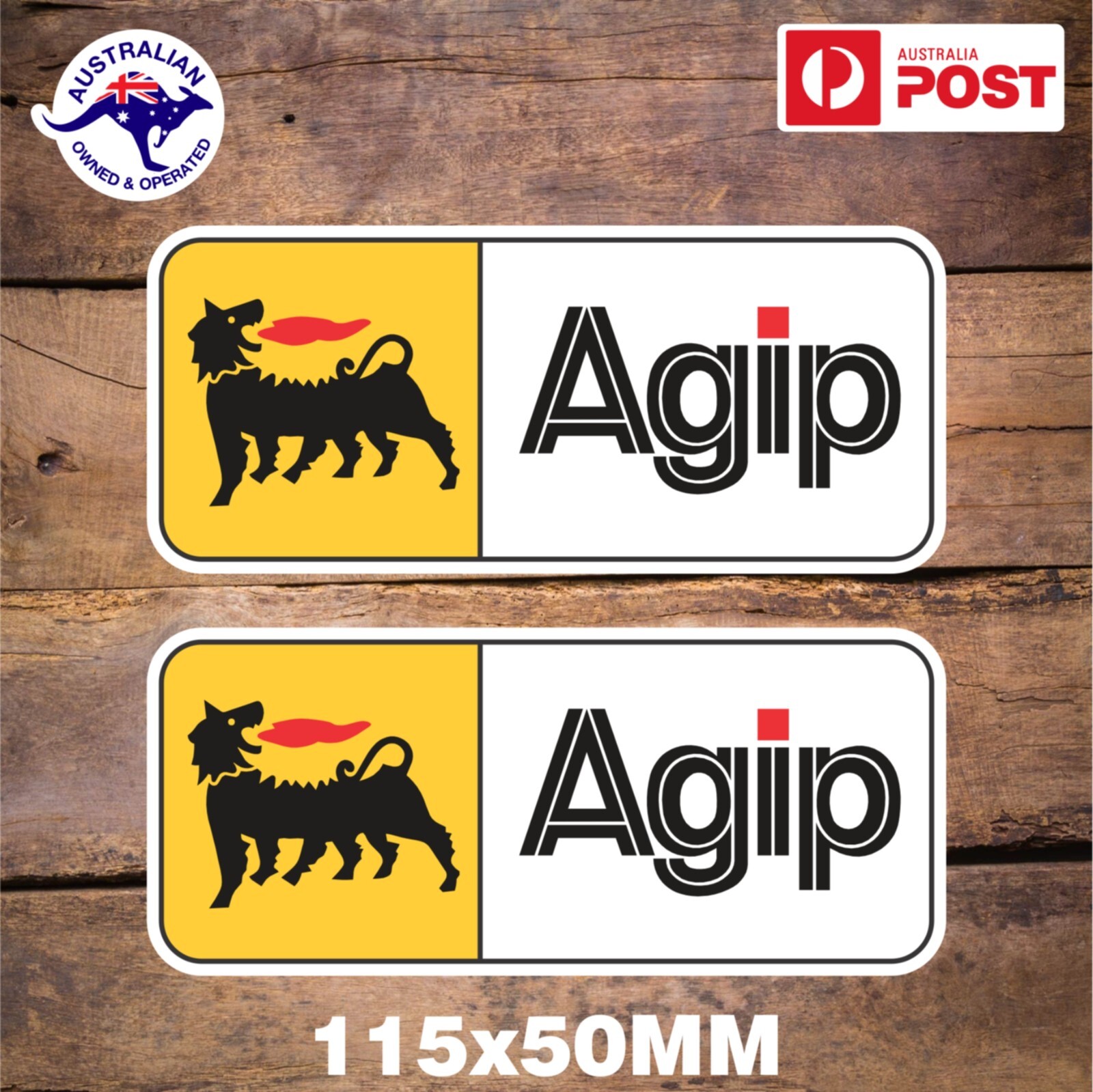 AGIP STICKERS PETROLEUM OIL PETROL GASOLINE | eBay Australia