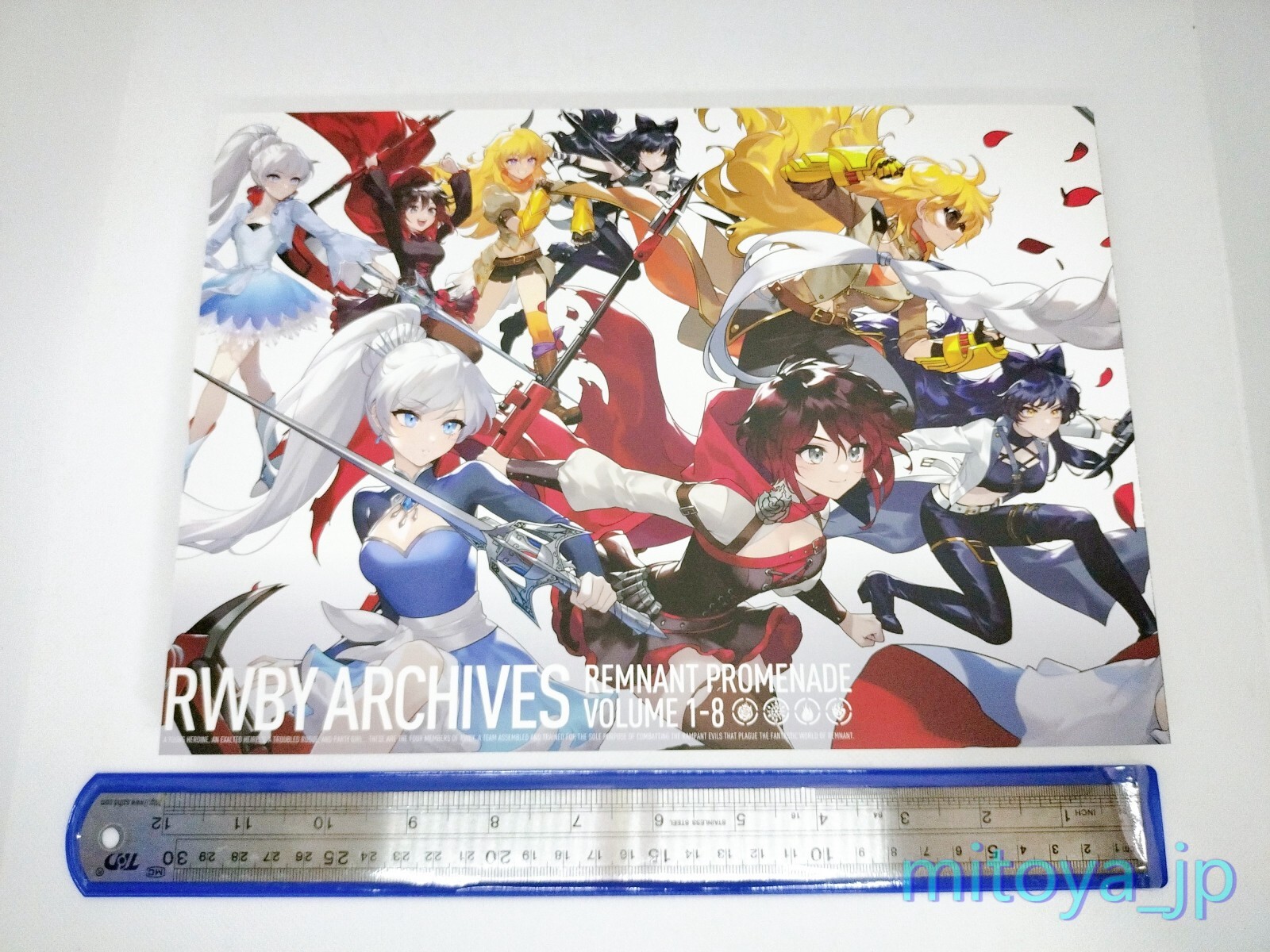 RWBY ARCHIVES REMNANT PROMENADE VOLUME 1-8 Art book Official Setting ...