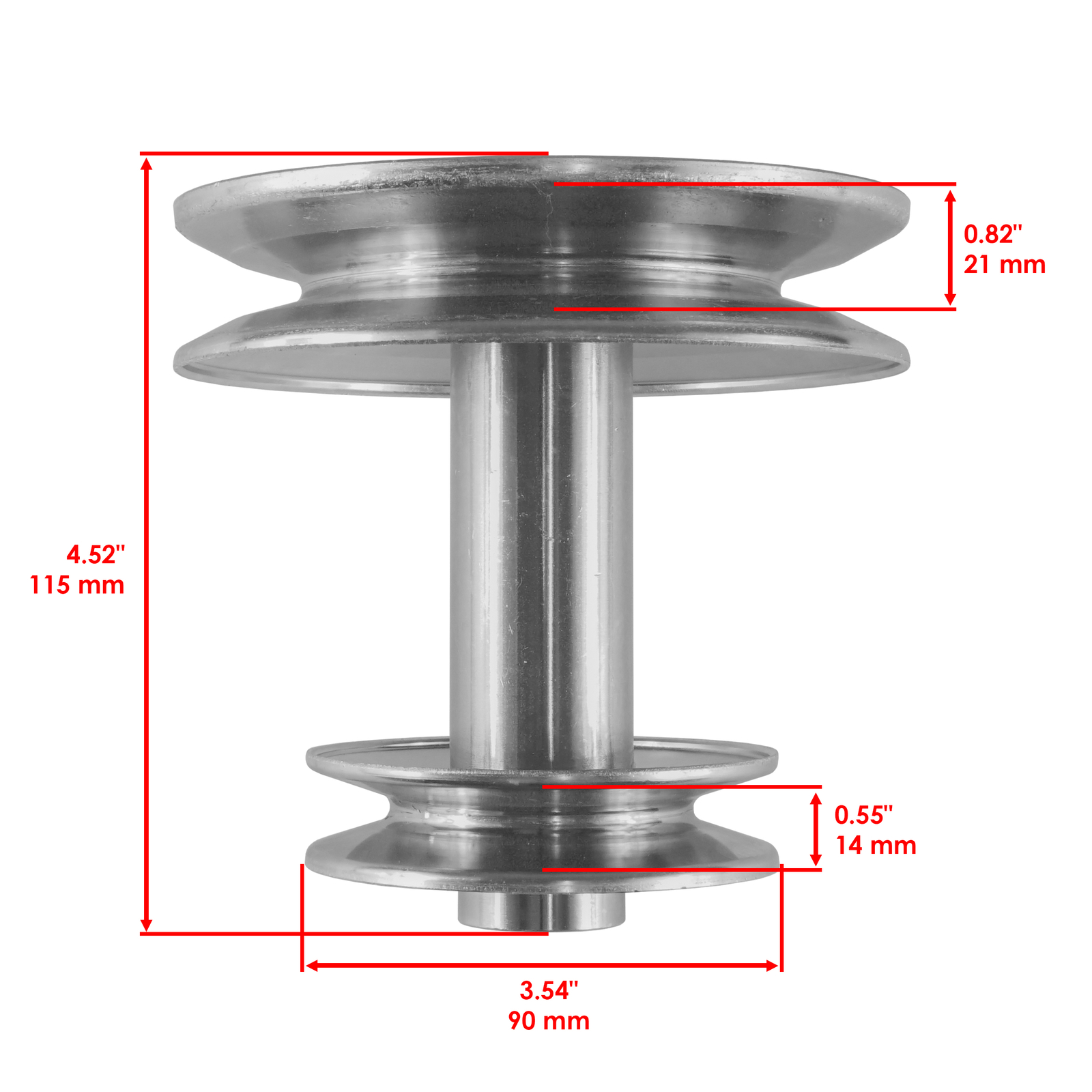 532175410 187618 Engine Double Pulley For Ayp LT2113 LT2114 Lz11597 ...