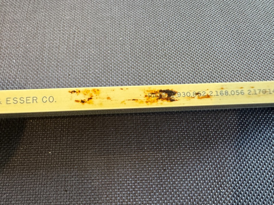 K&E Keuffel & Esser Model N4083-3 Log Log Duplex 1947 Slide Rule ...