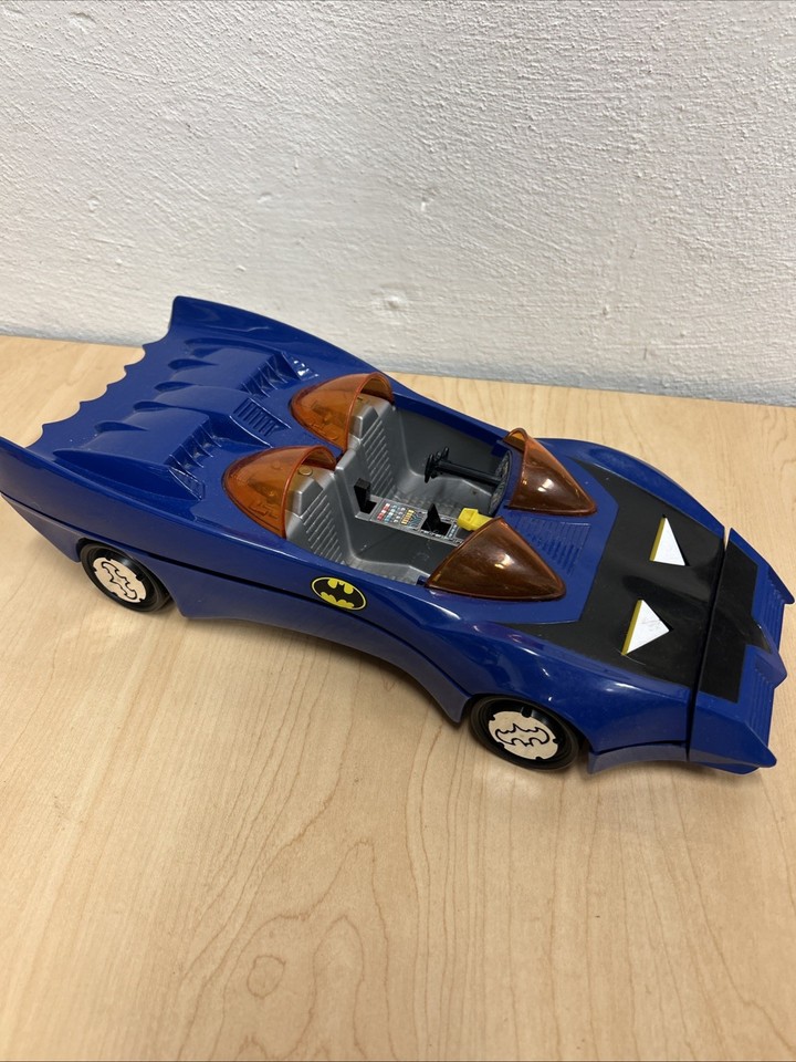 Vintage 1984 Kenner Batmobile DC Super Powers Car Figure Vehicle Works ...