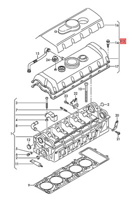 Genuine VW Campmobile Typ2 Transp. Lt Cylinder Head Cover 070103469B | eBay