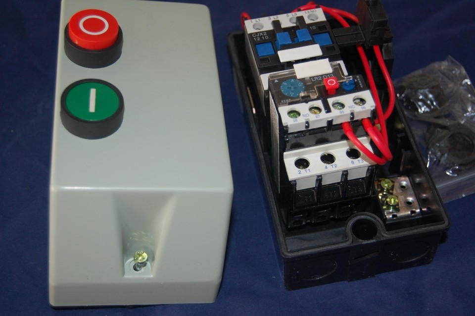 1PC Motor Magnetic Starter Fits LE1-D09 3M7 7-10A 220V AC 50/60HZ 2.2KW ...