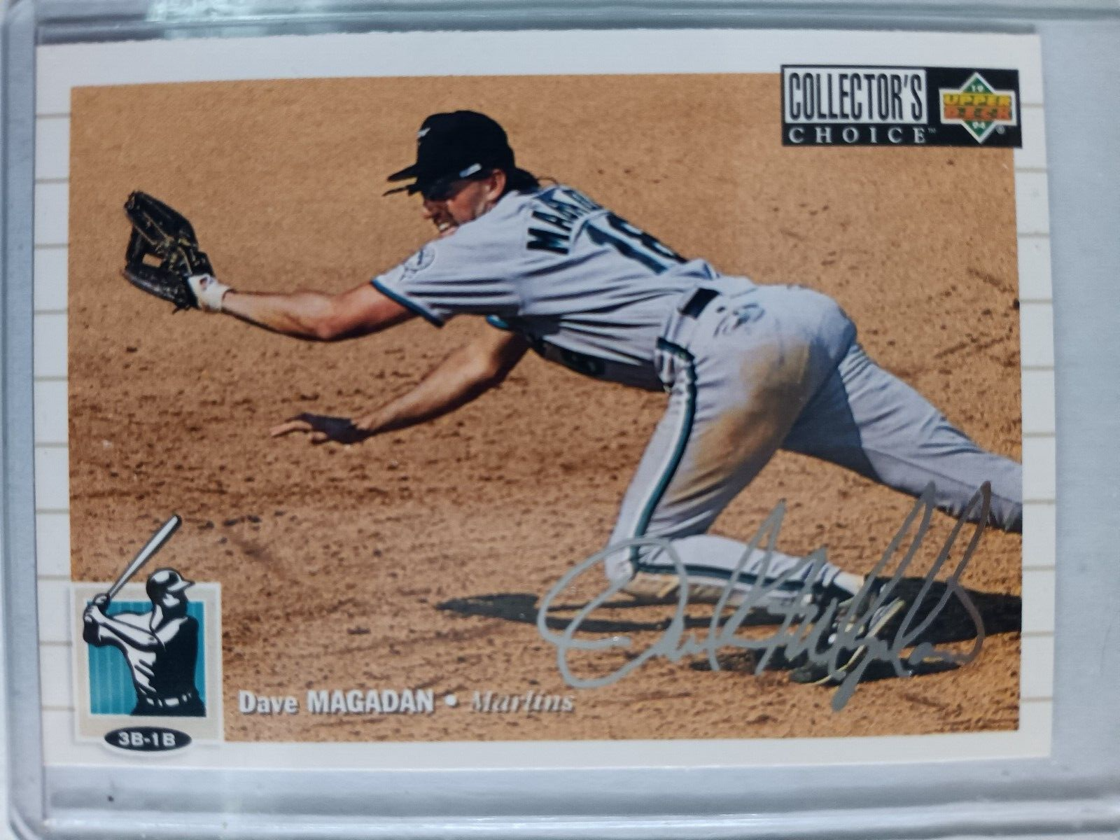 DAVE MAGADAN MARLINS 1994 COLLECTORS CHOICE/UPPER DECK BASEBALL CARD ...