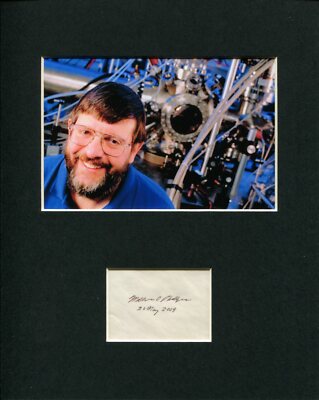 William Daniel Phillips 1997 Nobel Prize Physics Signed Autograph Photo ...