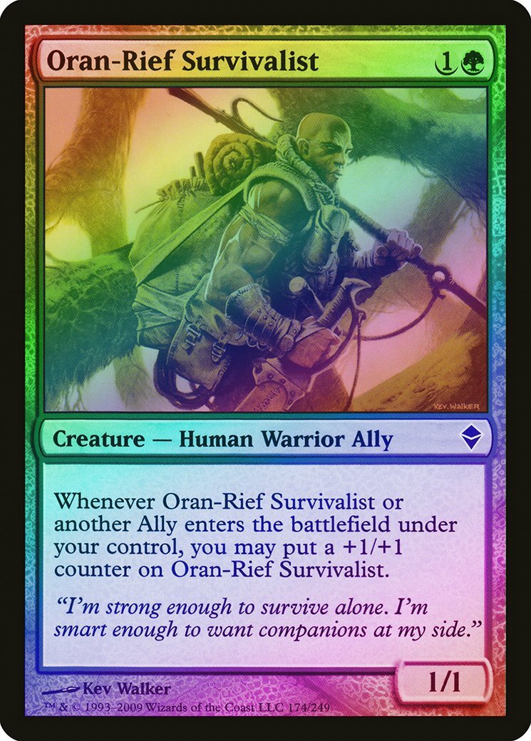 Oran-Rief Survivalist FOIL Zendikar PLD Green Common MAGIC MTG CARD ...