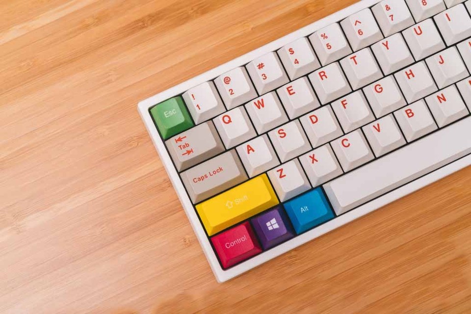 CMYK CMYW RGBY Modifiers Keycap for 64/68/84/96 Cherry MX Custom Mech ...