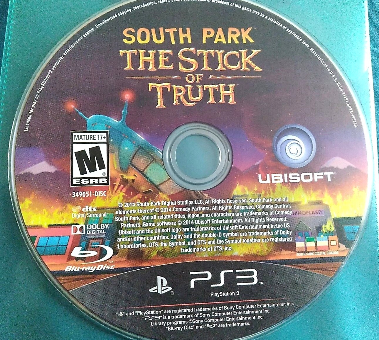PS3 : SOUTH PARK : THE STICK OF TRUTH BLACK LABEL DISC ONLY | eBay