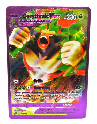 Carte Pokémon effet violet - FRANCE - Neuf - Gorythmic Vmax | eBay