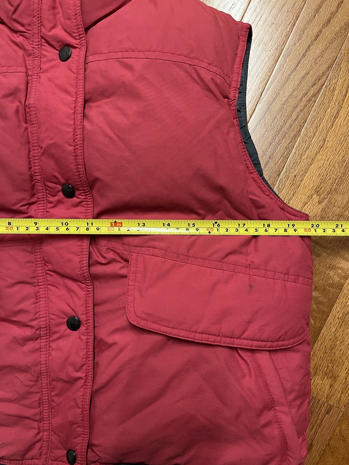 Vintage REI Red Down Puffer Vest Women’s Medium 8 - Gem