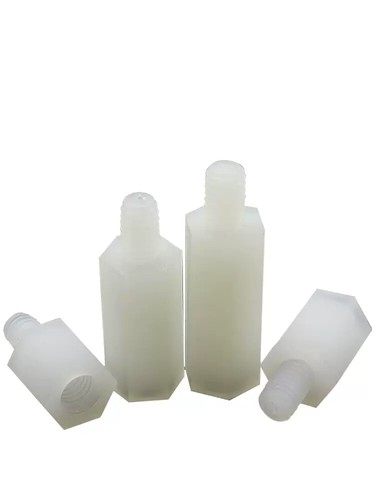 US 50pc M4 x 20+6mm Nylon Hexagonal Pillar Female and Male Standoff ...