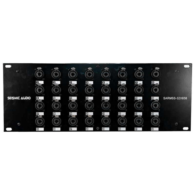 Seismic 32 Channel XLR TRS Combo Splitter Snake Cable - 6' and 50' XLR ...