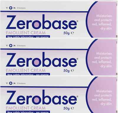 Zerobase Emollient Cream 50g | Eczema Relief | Skin Hydration X 3 | eBay UK