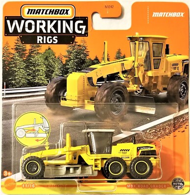 Matchbox - 2022 Working Rigs 11/16 MBX Road Grader (BBHFH32) | eBay