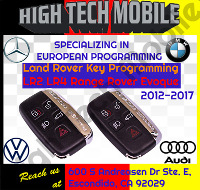 Remote Keys Programming for Land Rover LR2 LR4 2012-2017,Range Rover ...
