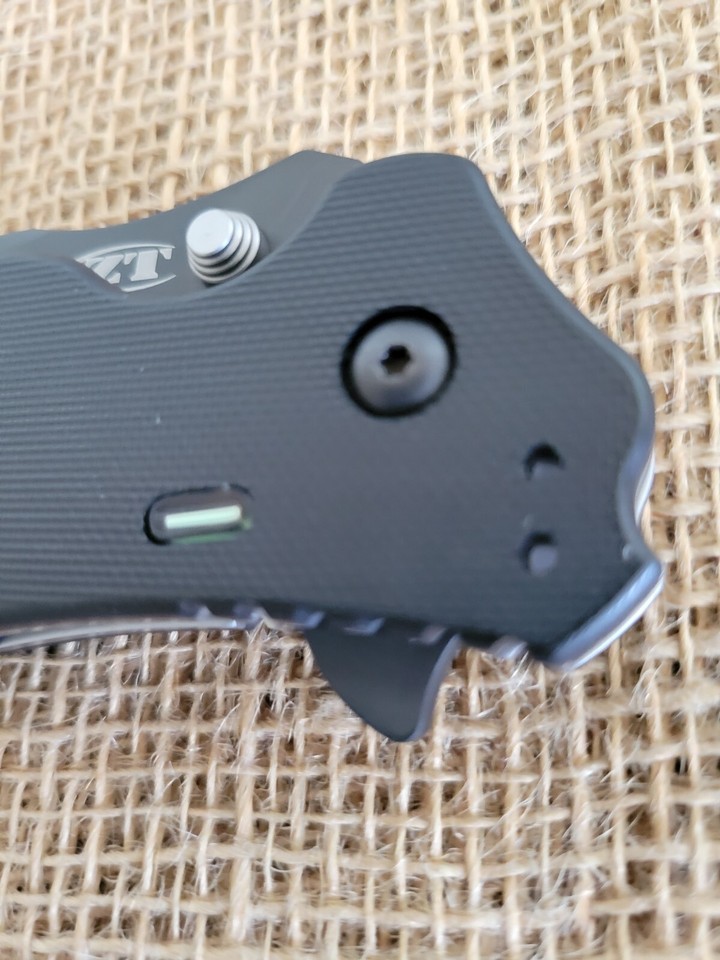 Zero Tolerance Folding Tritium Knife 3.25 S30V Stainless Blade G10 ...