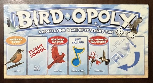 BIRD-OPOLY Property Trading Board Game "MONOPOLY" By Late For The Sky ...